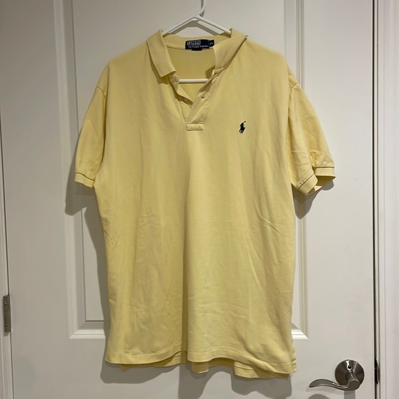 Ralph Lauren | Shirts | Mens Yellow Ralph Lauren Polo Shirt Size Xl ...